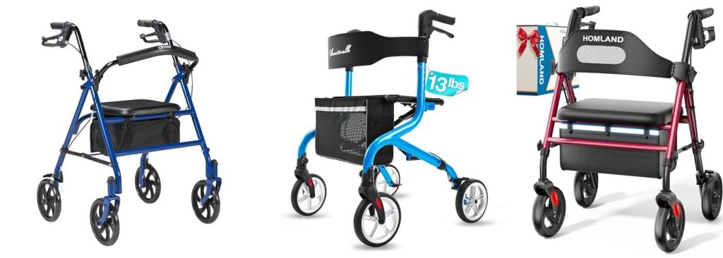 Top 5 Lightweight Rollators With Seats: Buying Guide